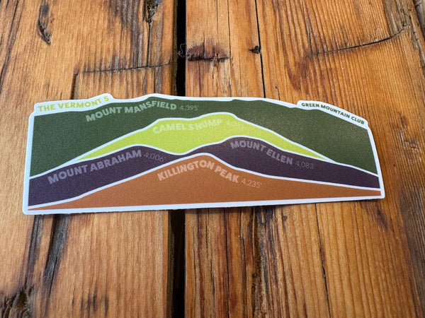 Vermont 5 Sticker – Green Mountain Club